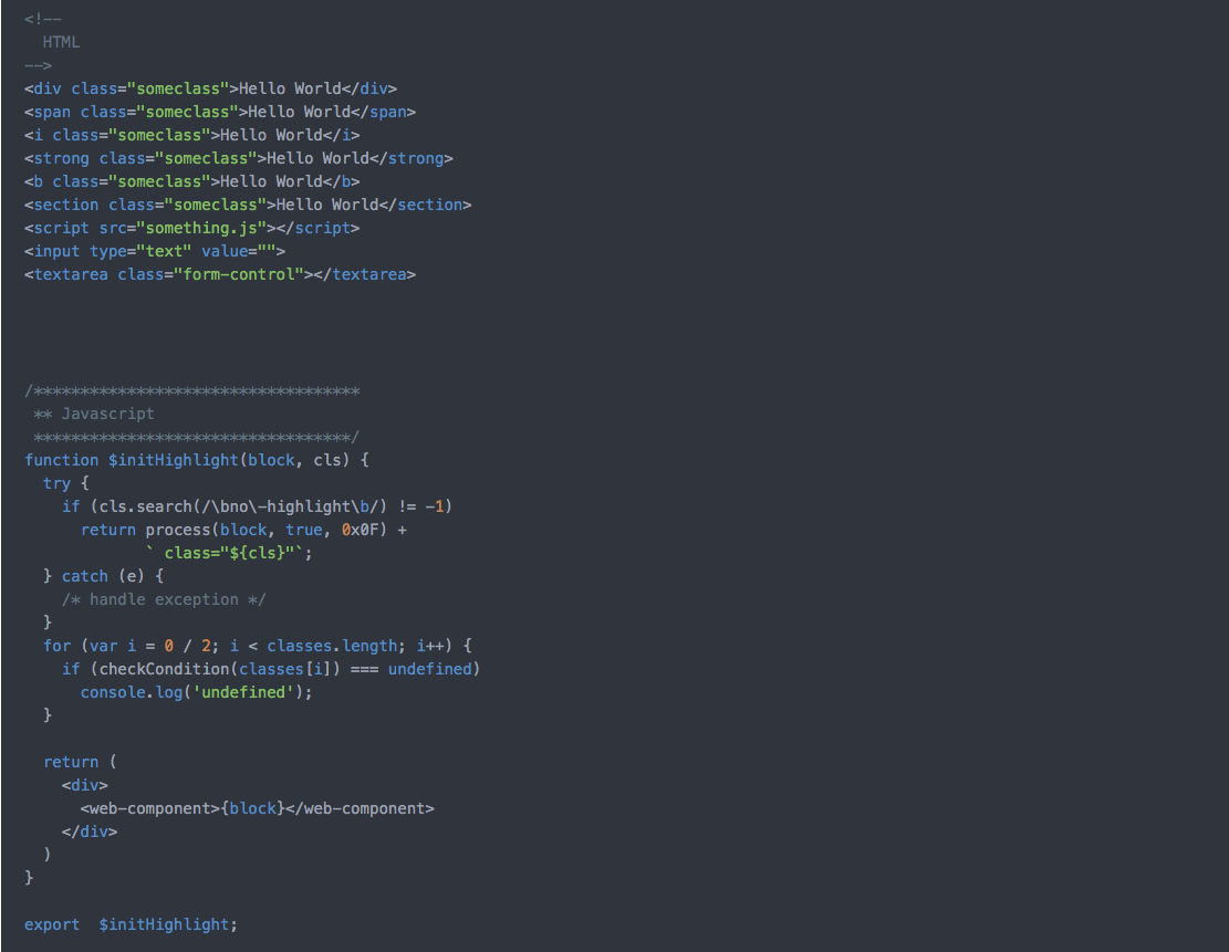 GitHub - stepofweb/sow-highlighter: Bootstrap (and not only) lightweight code highlighter